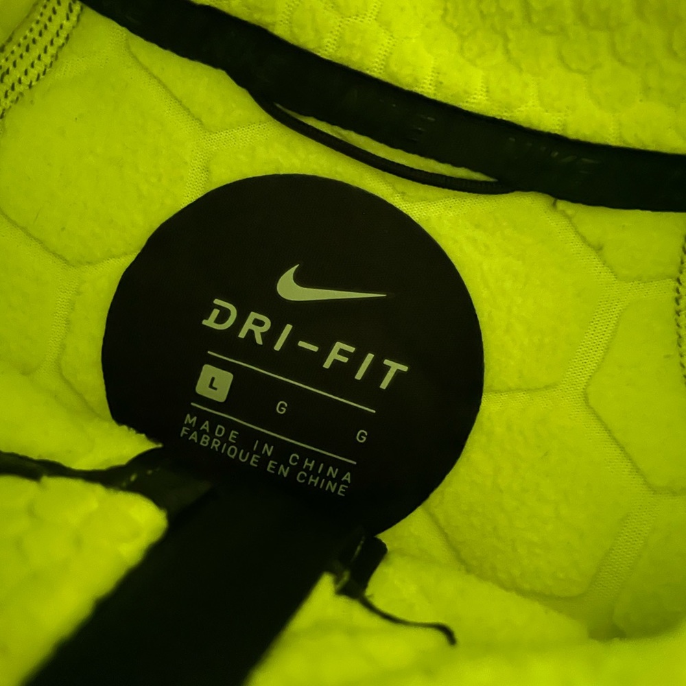 Nike Reflective Neon Green And Grey Zip Up Jacket - Gem